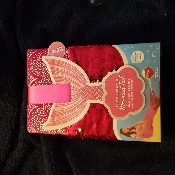 Plush and Play | Other | Plush Playful Character Mermaid Tail Blanket ...